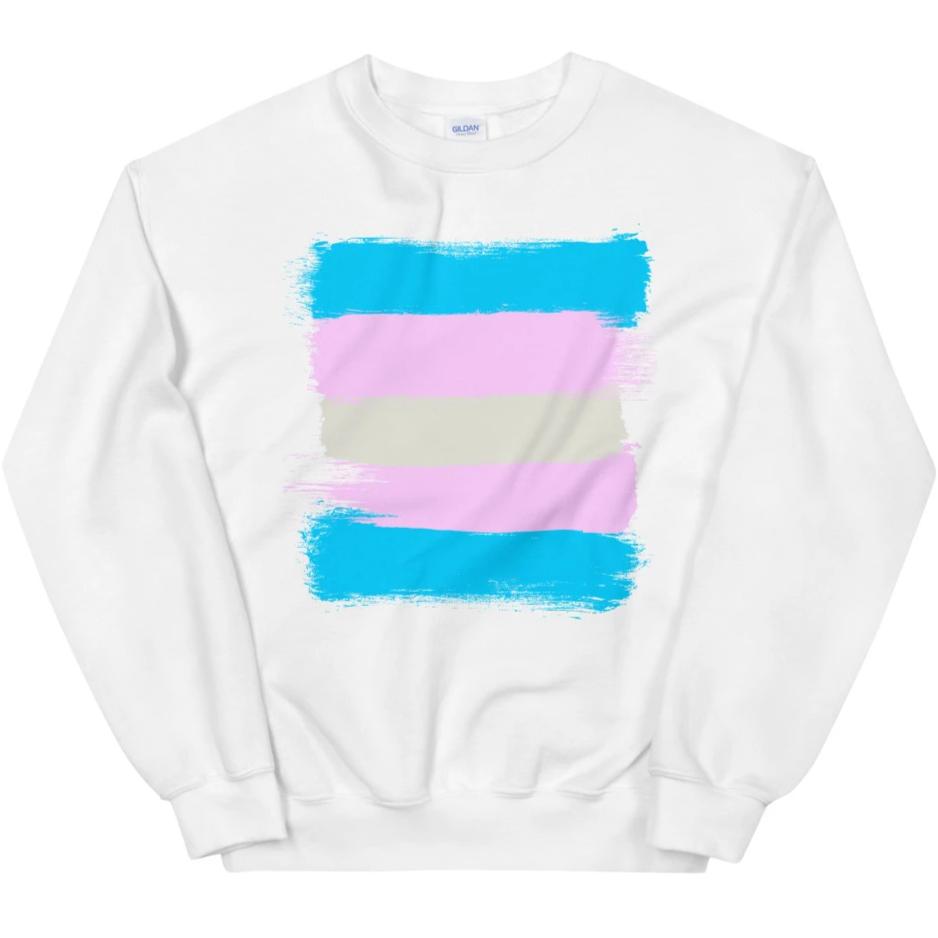 Trans Flag -- Sweatshirt — Feminist Apparel